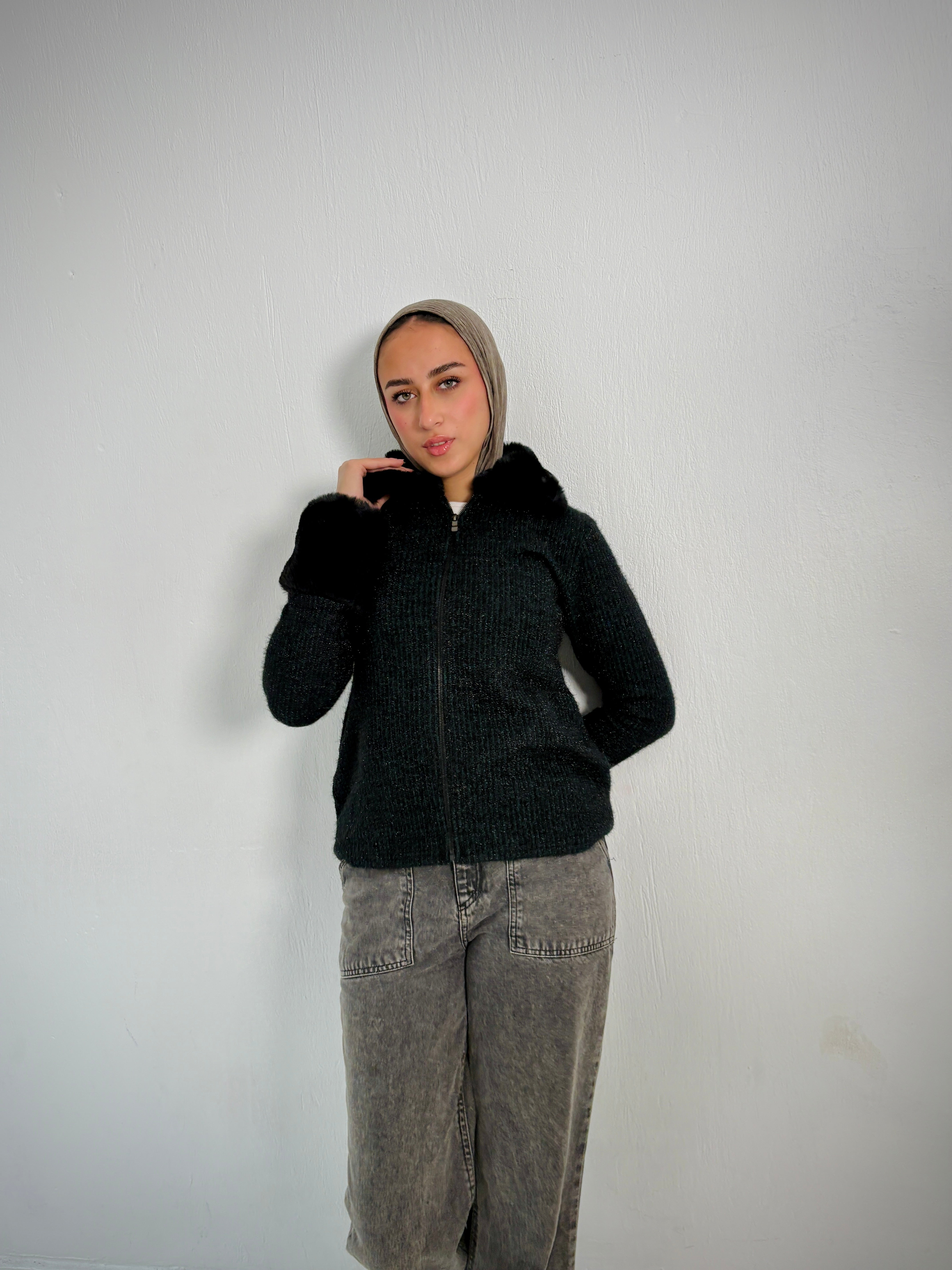 Fur Zip up – Glamour by Nouran